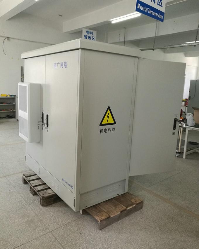 Radio And Television Outdoor OLT Fiber Optic Cabinet With Double Front ...